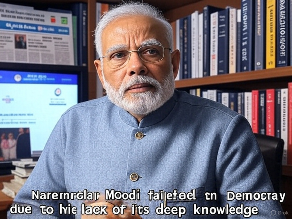 Narendra Modi failed the Indian Democracy due to his lack of its deep ...